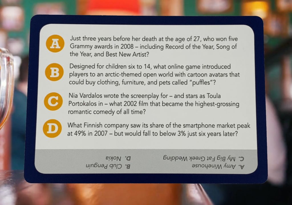 You Gotta Know 2000s – Trivia Game – You Gotta Know Games